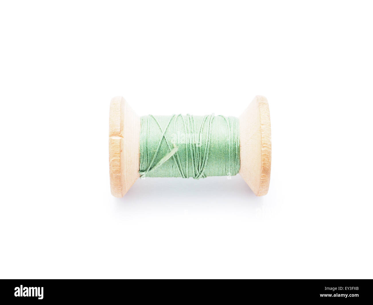 thread on white background Stock Photo - Alamy