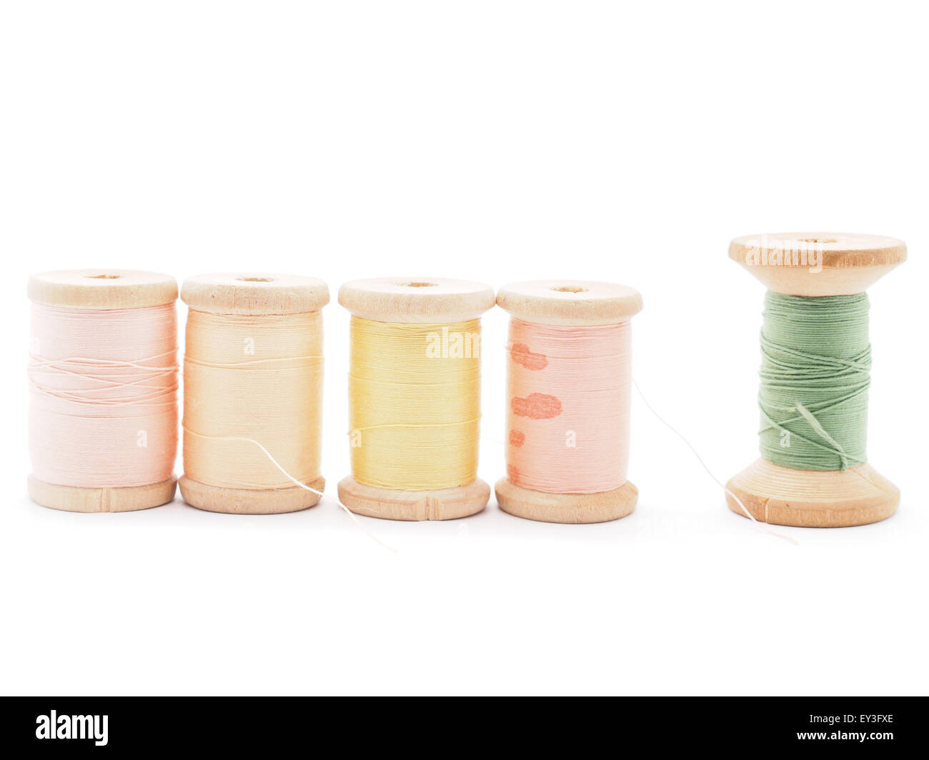 thread on white background Stock Photo - Alamy