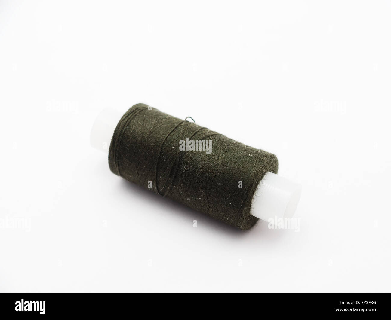 thread on white background Stock Photo - Alamy