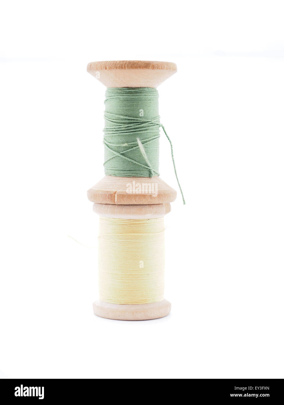 thread on white background Stock Photo - Alamy