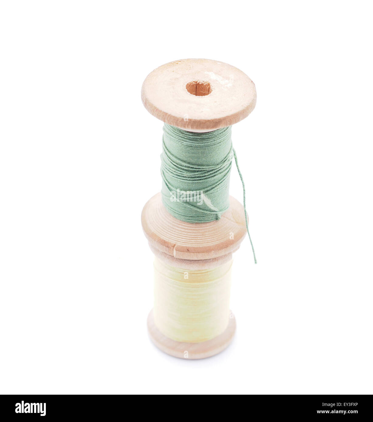 thread on white background Stock Photo - Alamy