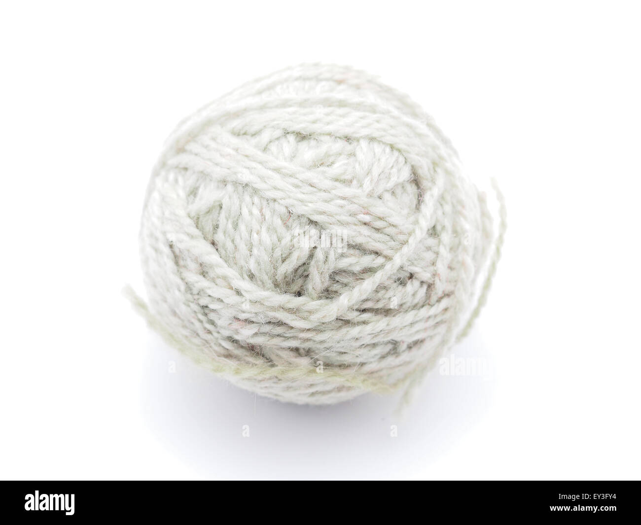 tangle with woolen threads on a white background Stock Photo - Alamy