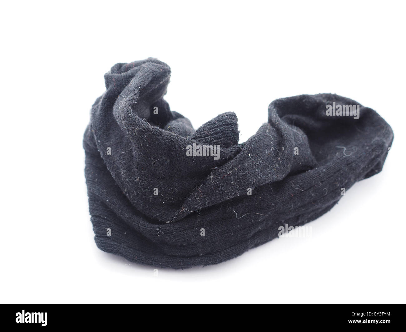 crumpled socks on white background Stock Photo - Alamy
