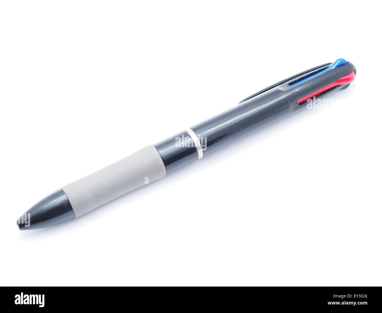 ballpoint pen on a white background Stock Photo - Alamy