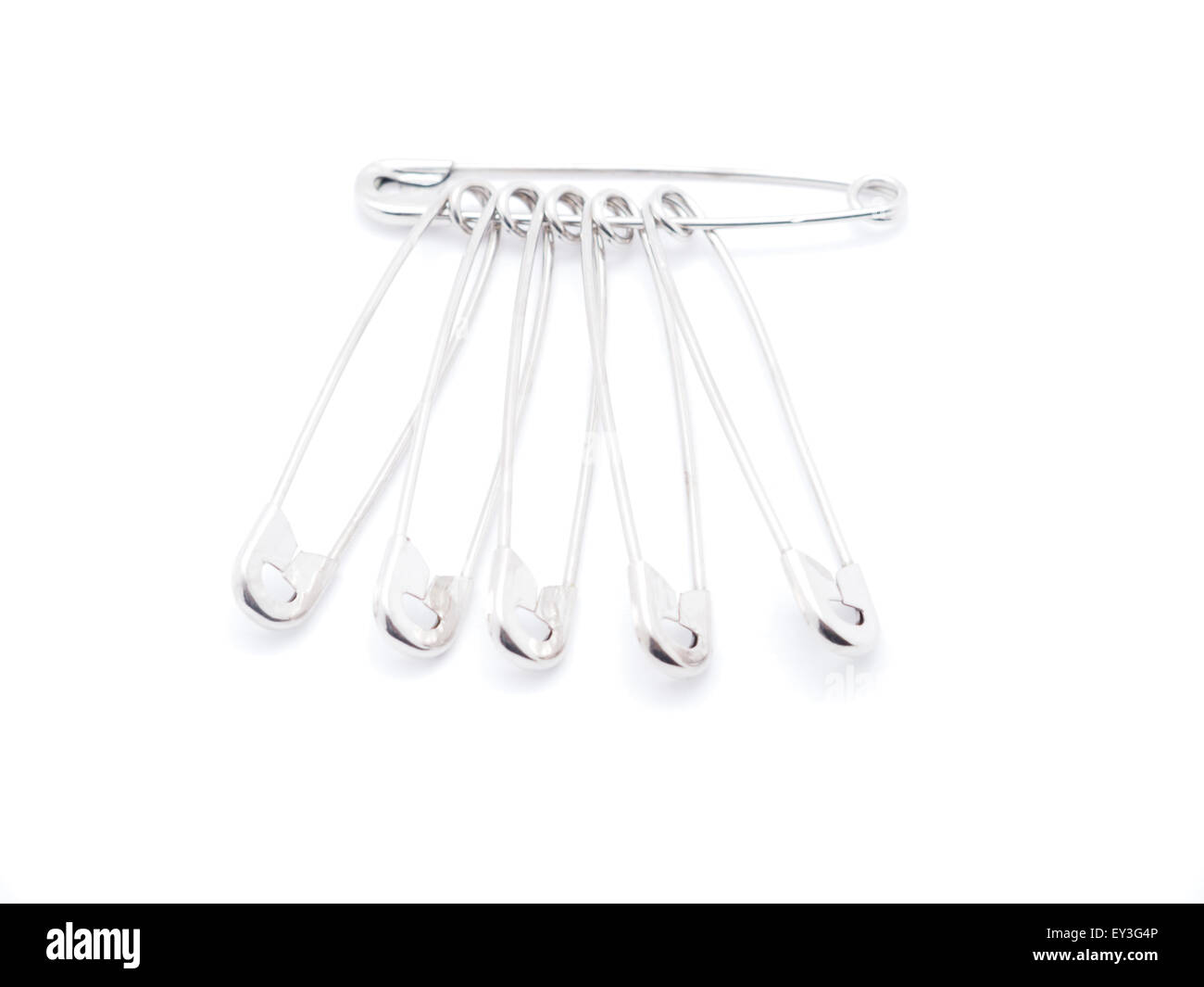 pins on a white background Stock Photo - Alamy