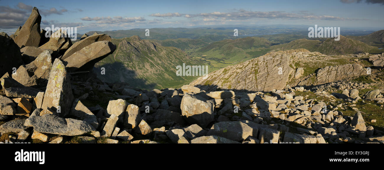 Bowfell great slab hi-res stock photography and images - Alamy