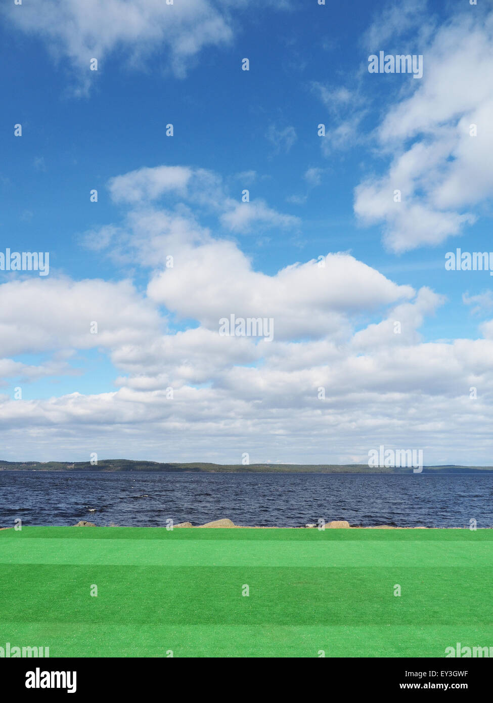 The lake of the turf island hi-res stock photography and images - Alamy