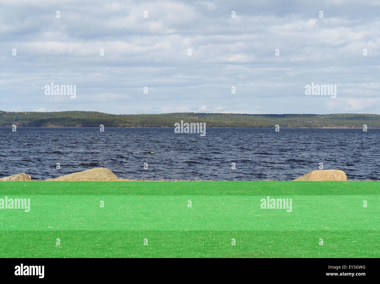 Lake of the turf island hi-res stock photography and images - Alamy