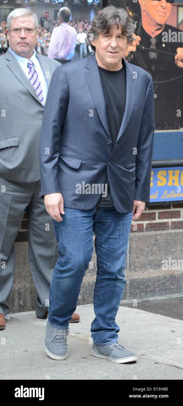 Celebrities at the Ed Sullivan Theater for the 'Late Show with David ...