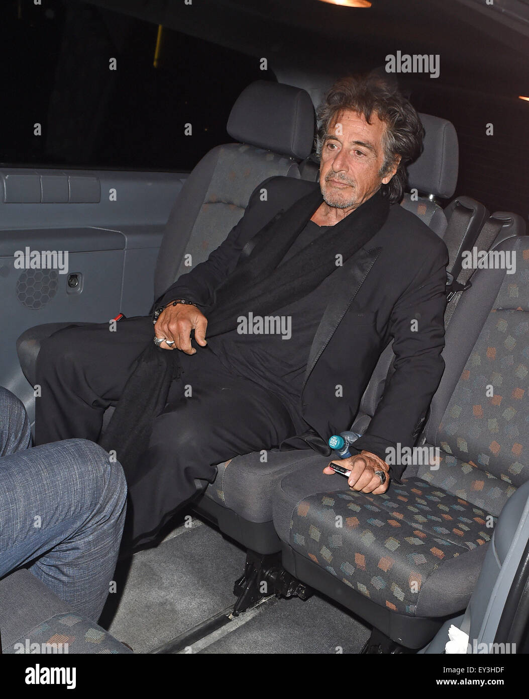 Al Pacino seen leaving Scott's Restaurant in London after dinning out ...
