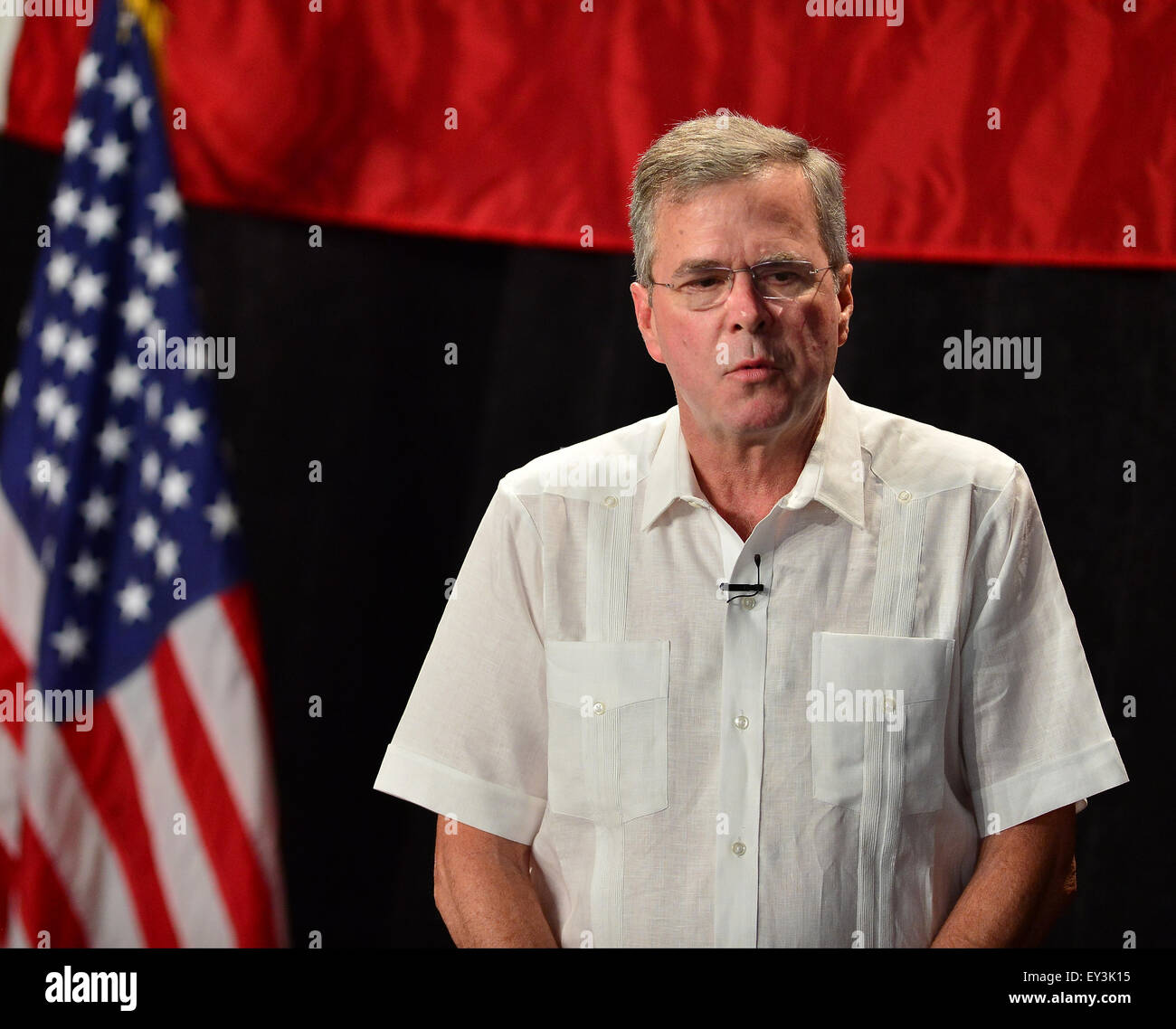 Jeb Bush attends reception hosted by Right To Rise PAC Featuring: Jeb ...