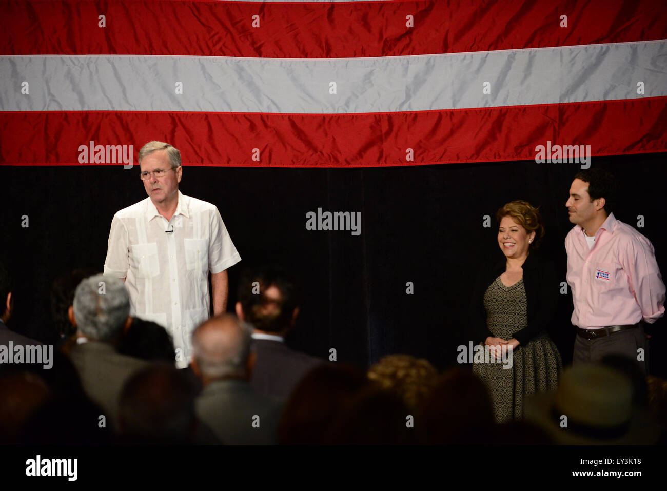 Jeb Bush attends reception hosted by Right To Rise PAC Featuring: Jeb ...