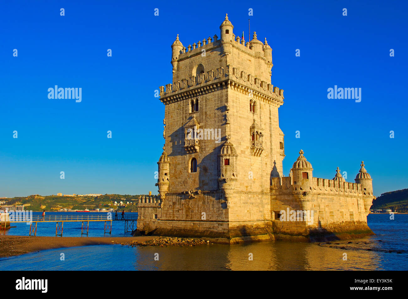 Torre De Belem Manueline Tower Built 16th Century High Resolution Stock ...