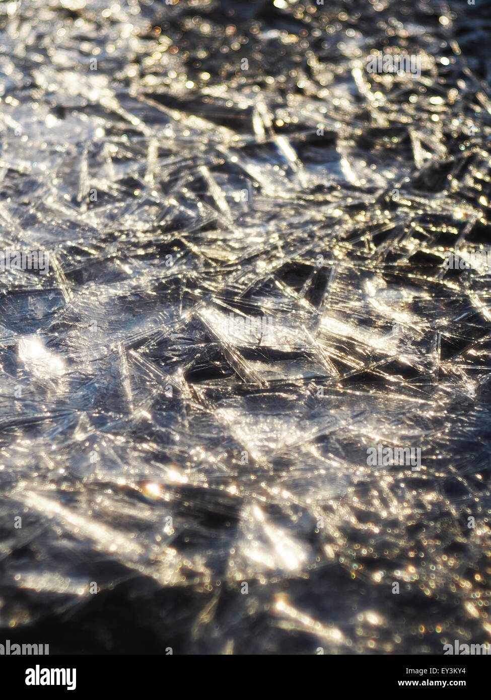 ice in fractures. background Stock Photo - Alamy