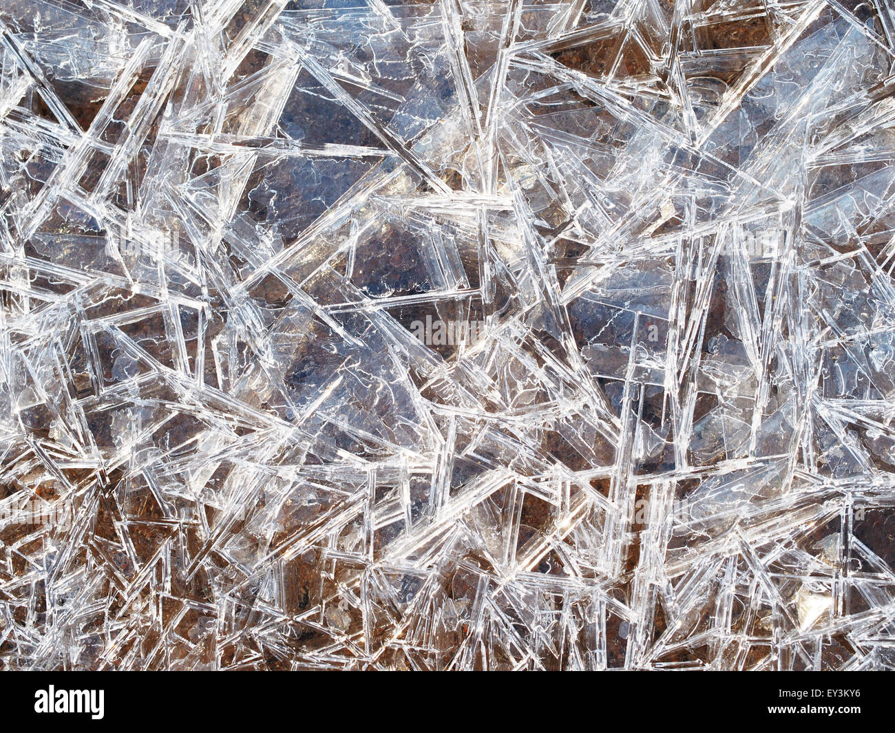 ice in fractures. background Stock Photo - Alamy