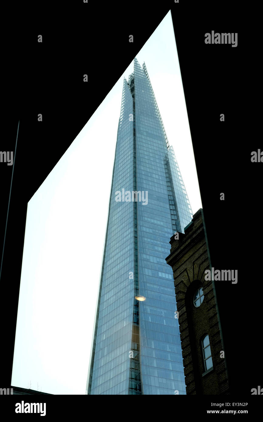 A view of the Shard of glass through a window Stock Photo - Alamy