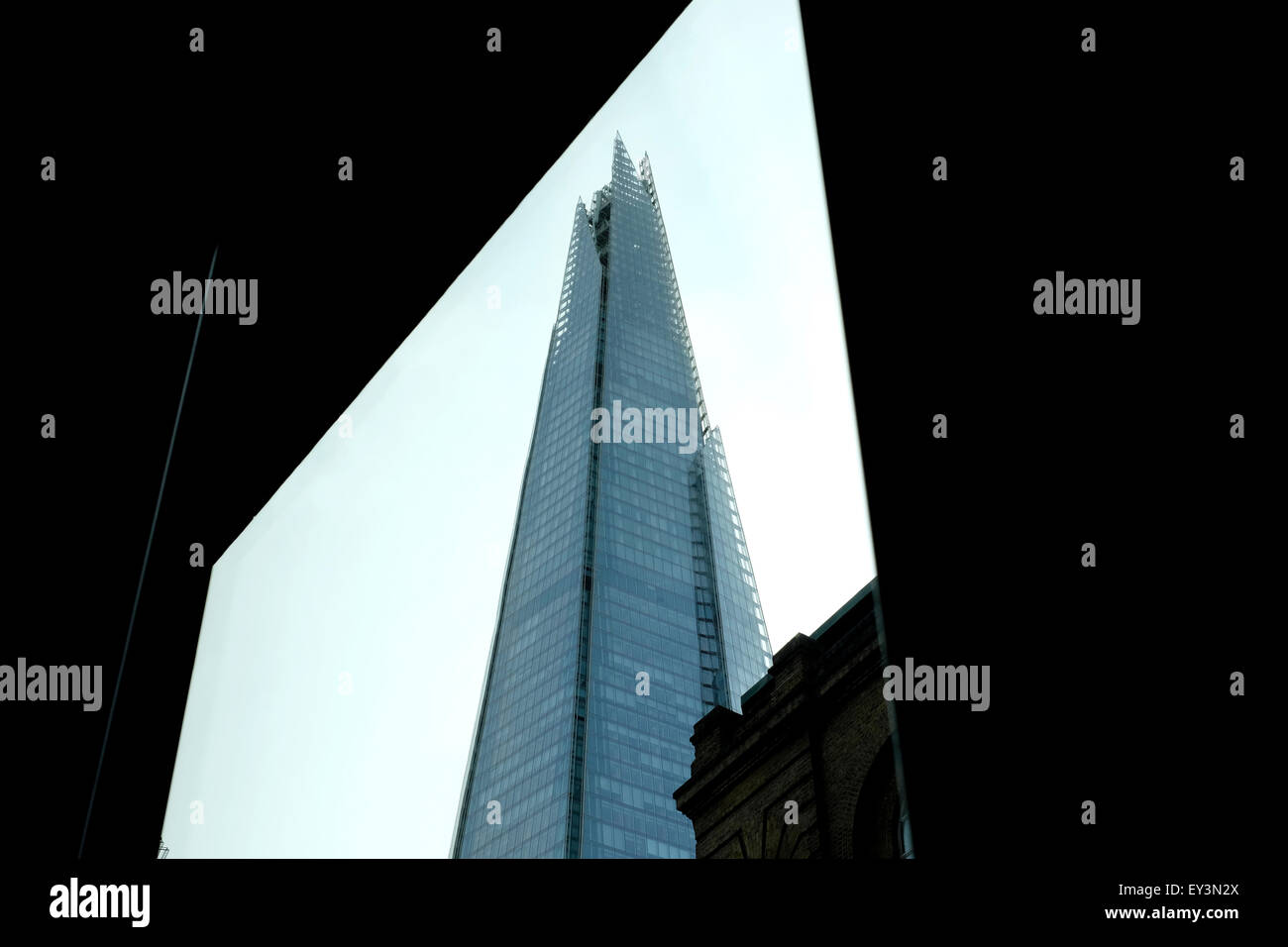 A view of the Shard of glass through a window Stock Photo - Alamy