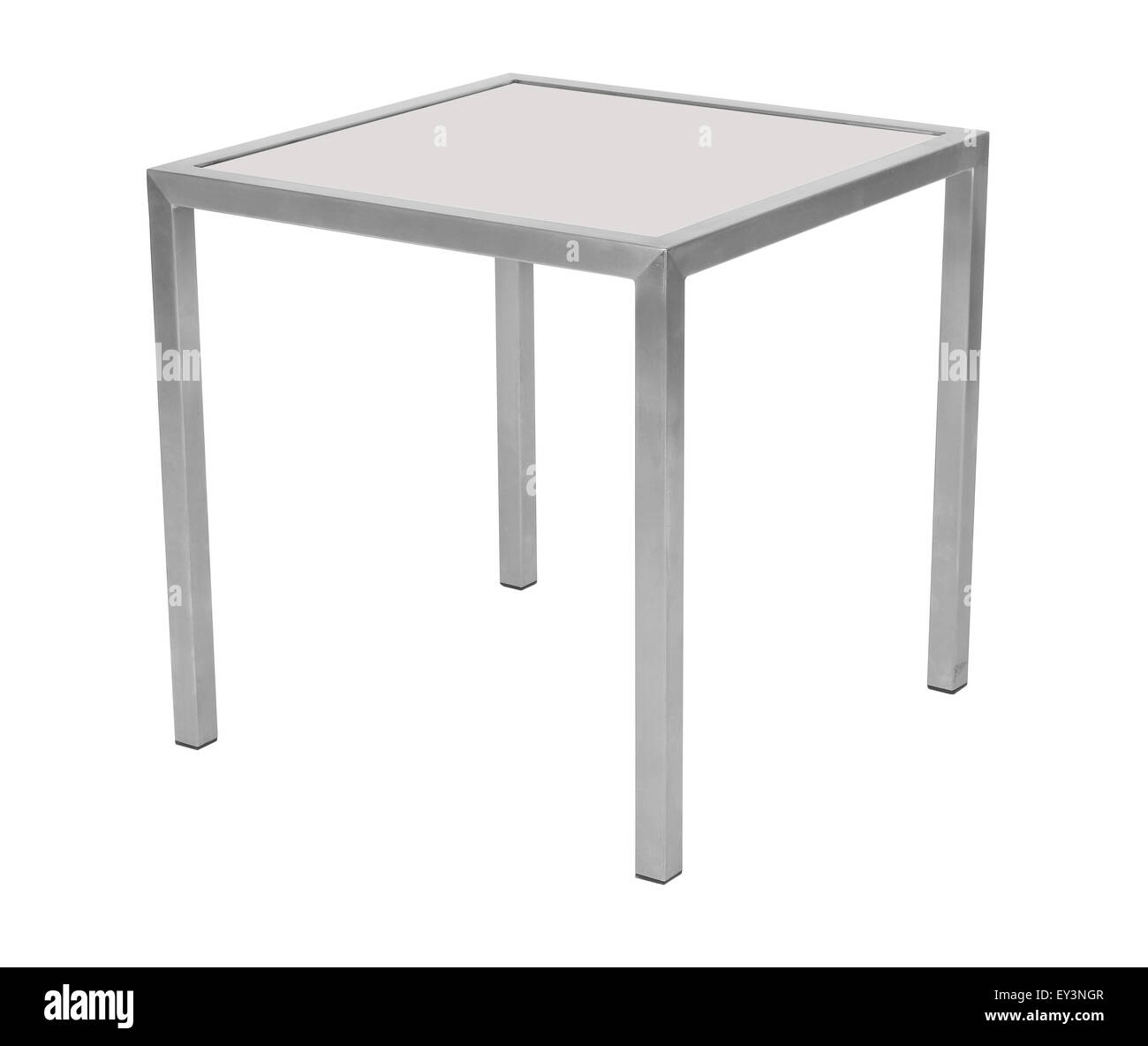 Metal frame table Cut Out Stock Images & Pictures - Alamy