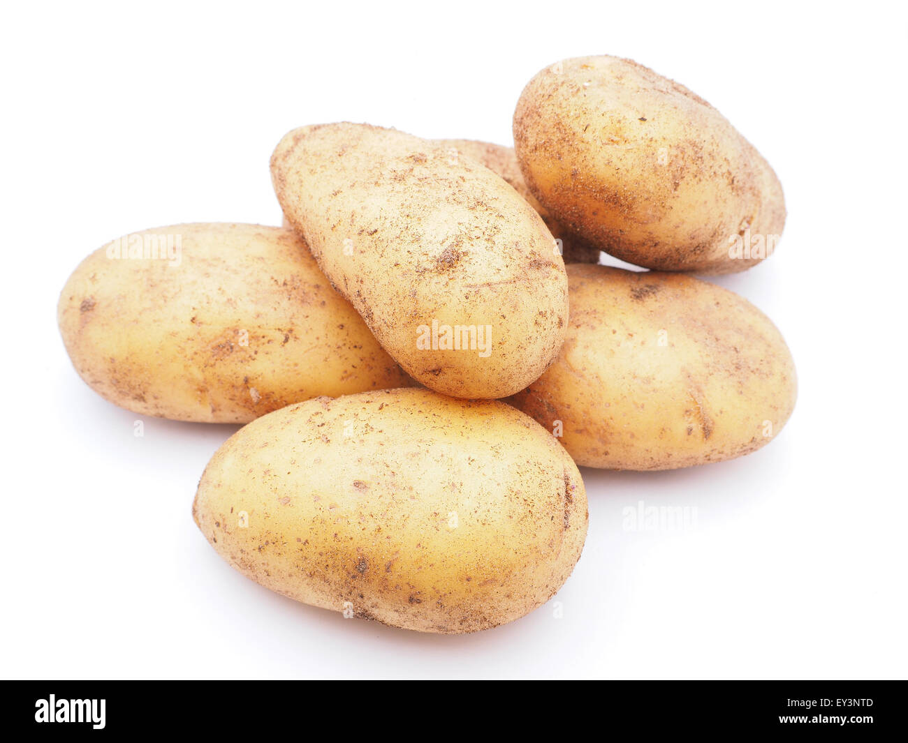 potatoes on a white background Stock Photo - Alamy