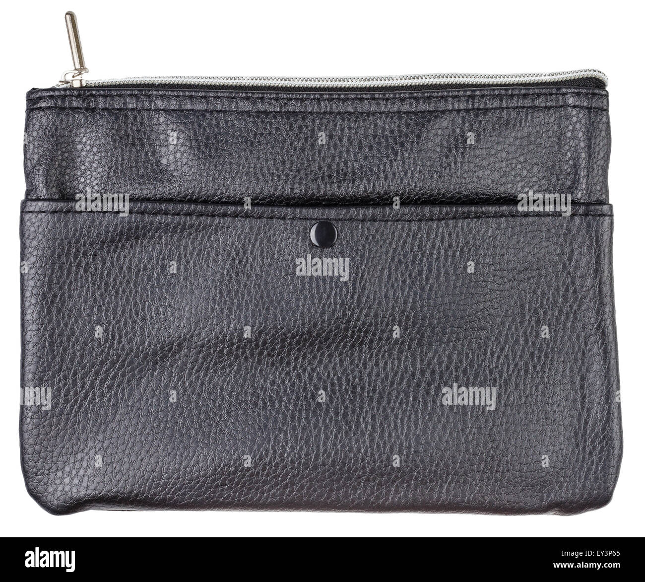 the black document case isolated on white background Stock Photo - Alamy