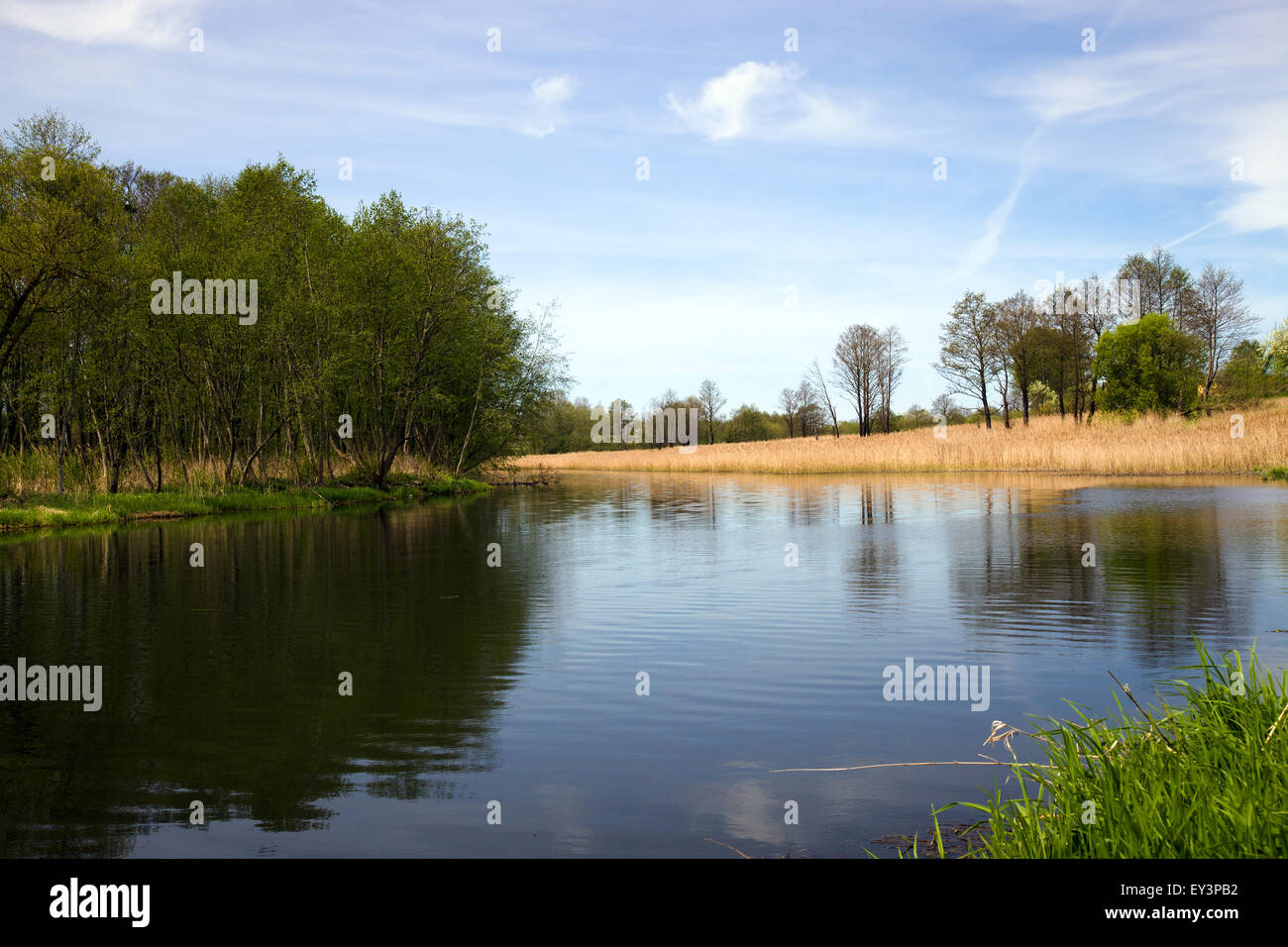 a small lake Stock Photo - Alamy