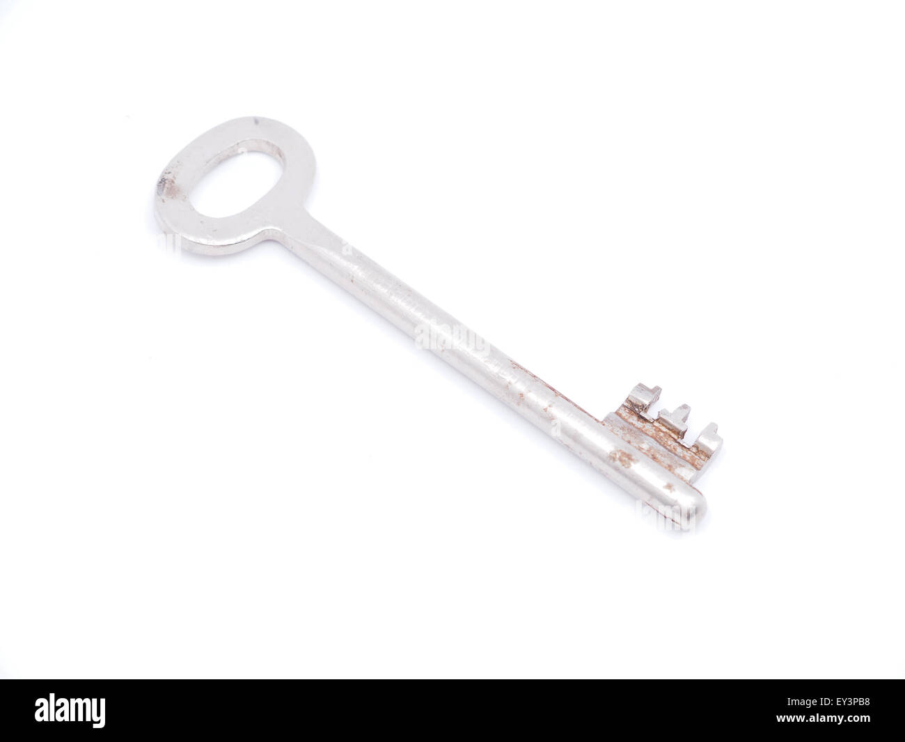 key on white background Stock Photo - Alamy