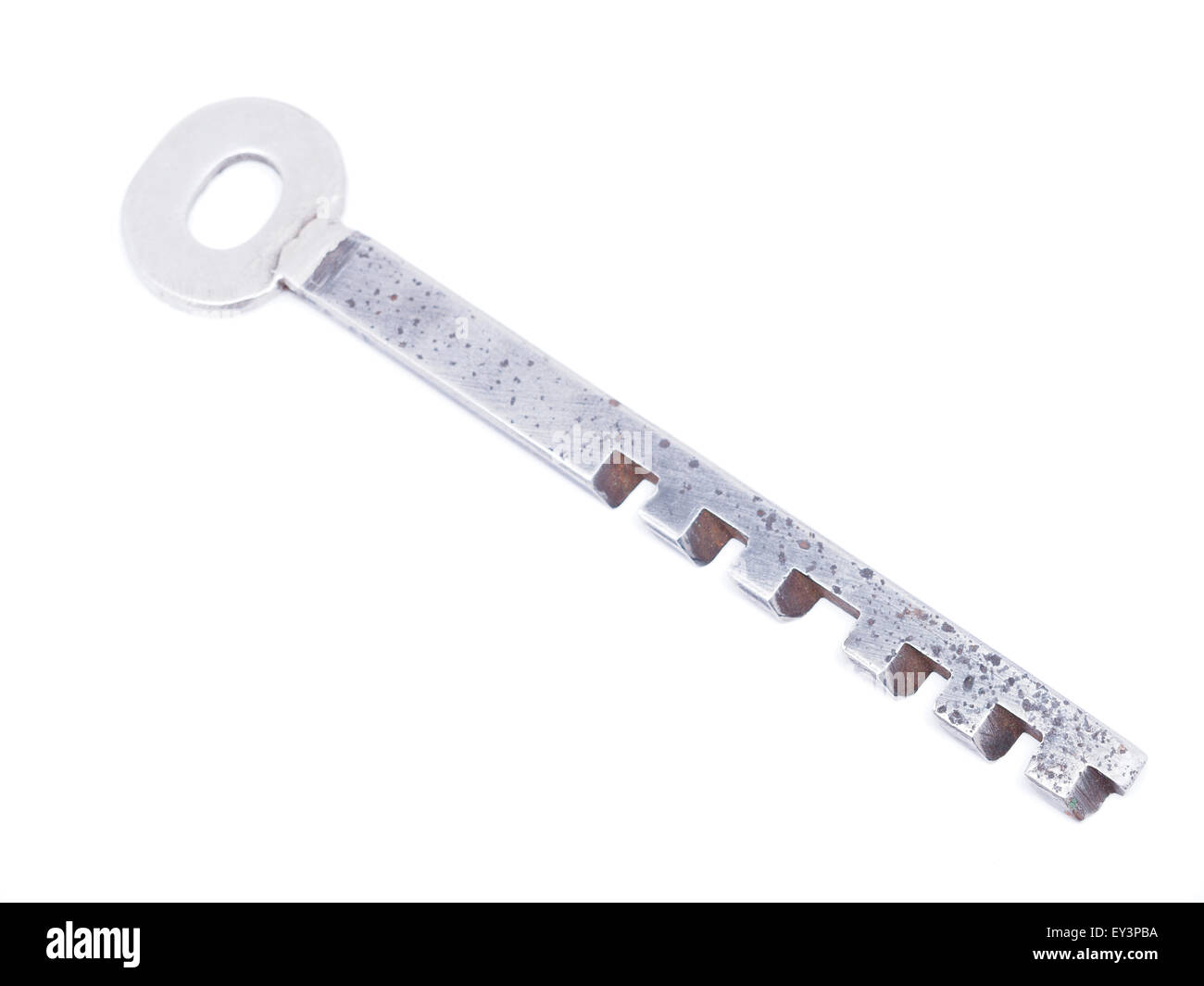 key on white background Stock Photo - Alamy