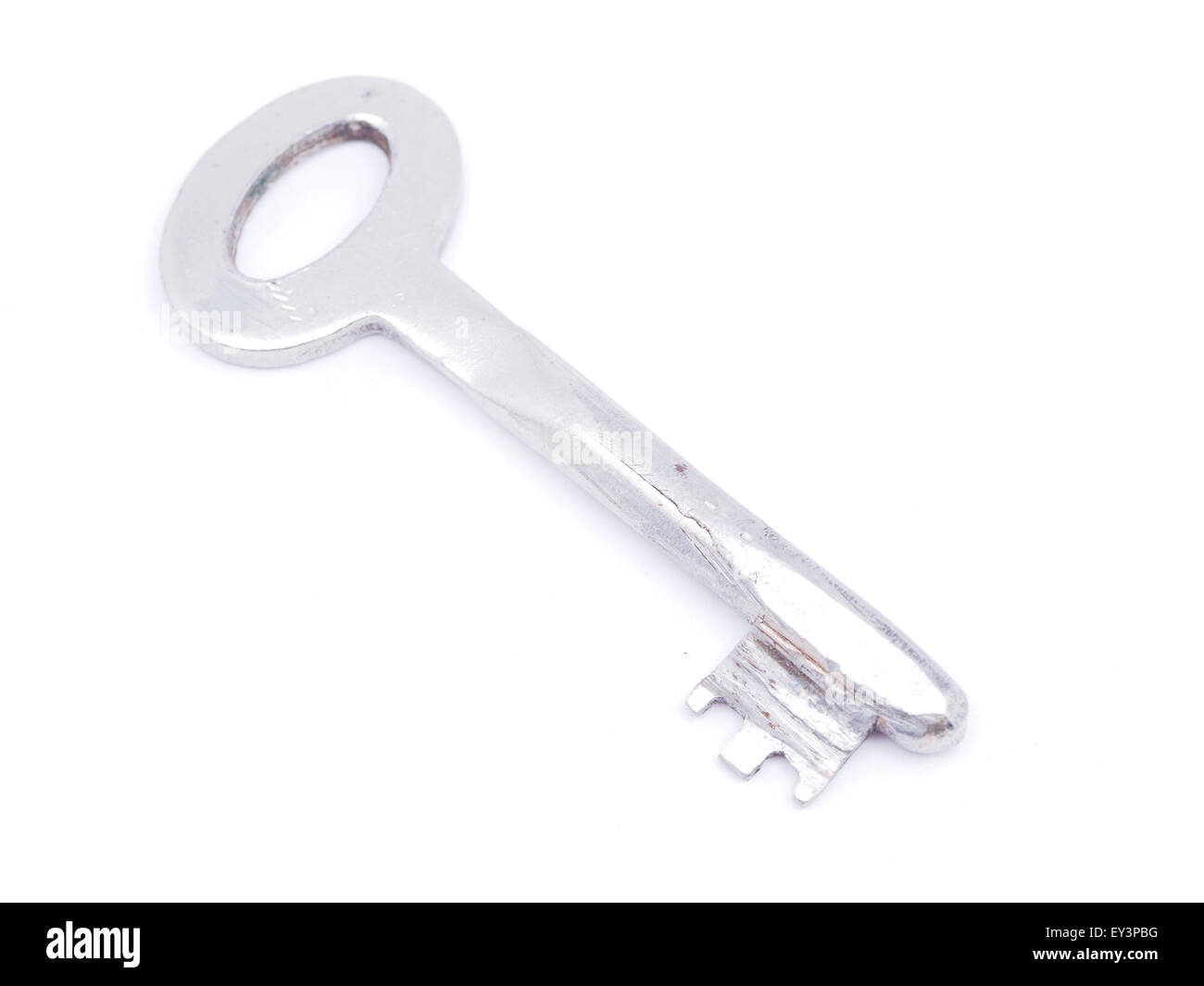 key on white background Stock Photo - Alamy