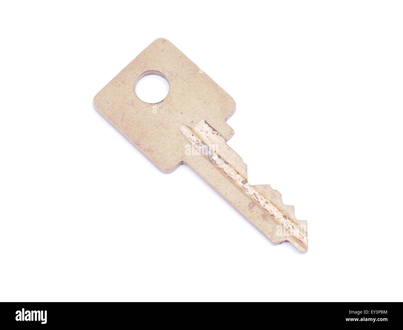 key on white background Stock Photo - Alamy