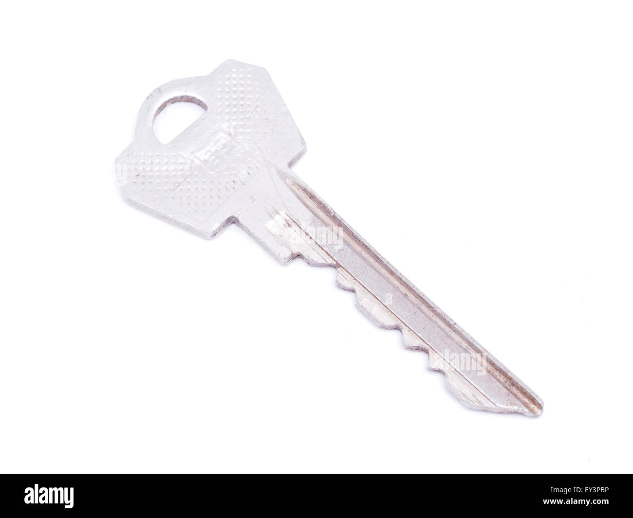 key on white background Stock Photo - Alamy