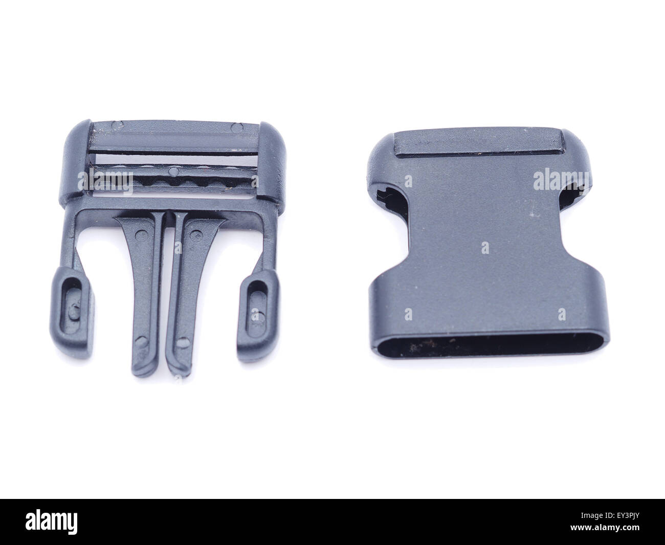 plastic buckle on a whita background Stock Photo - Alamy