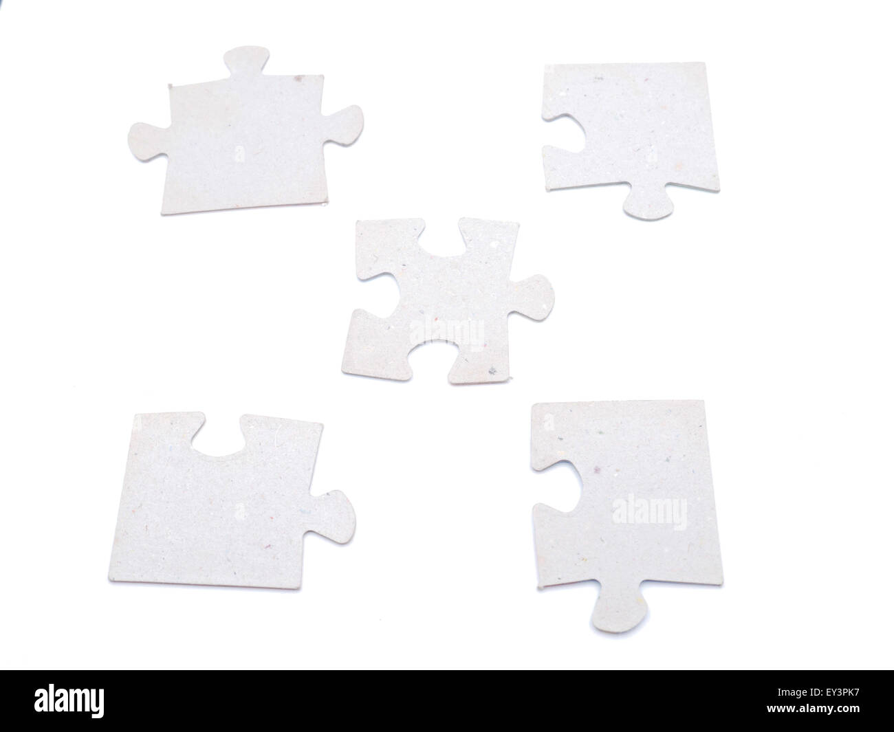 puzzle on white background Stock Photo - Alamy