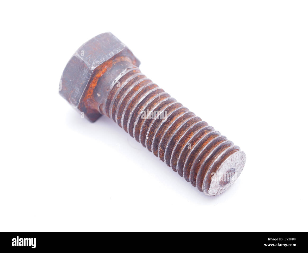 bolt on a white background Stock Photo - Alamy