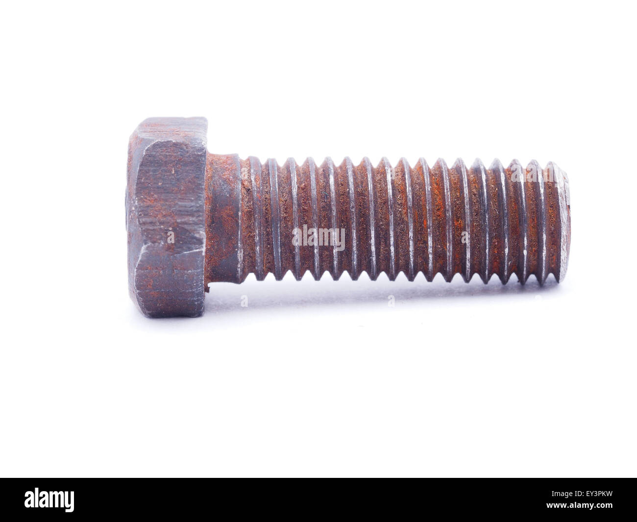 bolt on a white background Stock Photo - Alamy