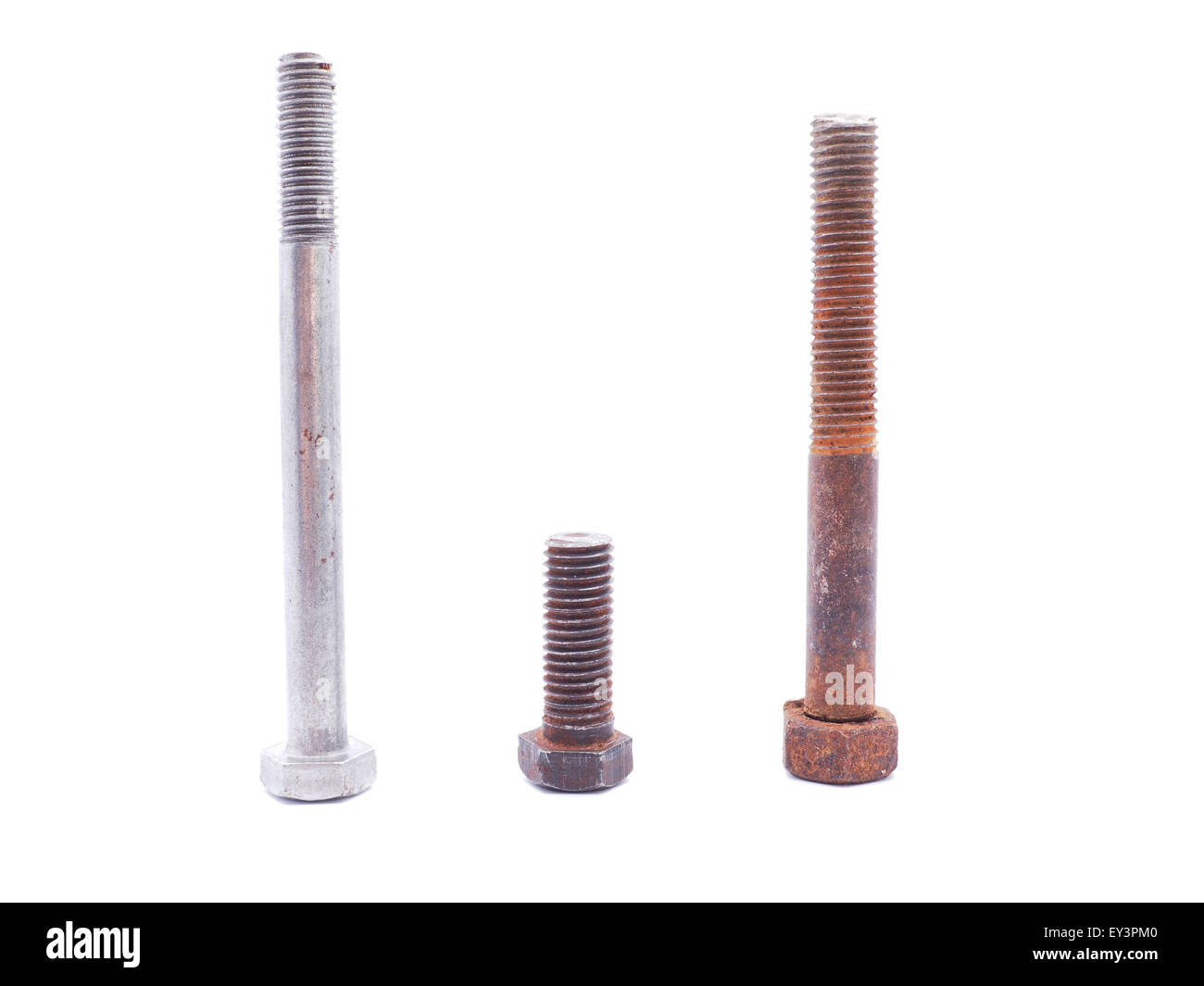 bolt on a white background Stock Photo - Alamy
