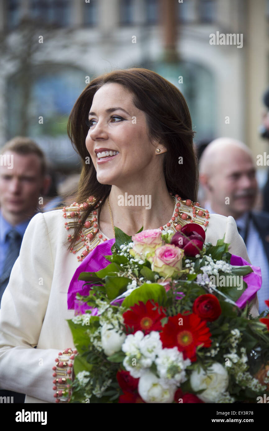 The royal Crown Prince and Crown Princess of Denmark are visiting ...
