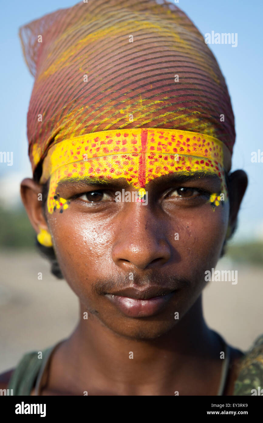 Tribal Face Paint High Resolution Stock Photography and Images - Alamy