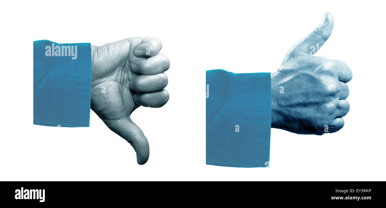 Thumbs up thumbs down hi-res stock photography and images - Alamy
