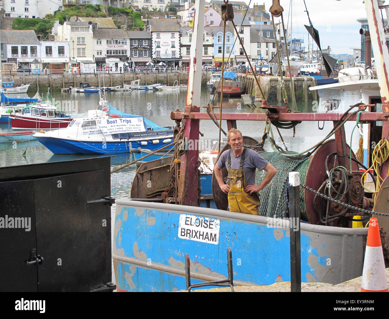 Brixham fishing trawler hi-res stock photography and images - Alamy
