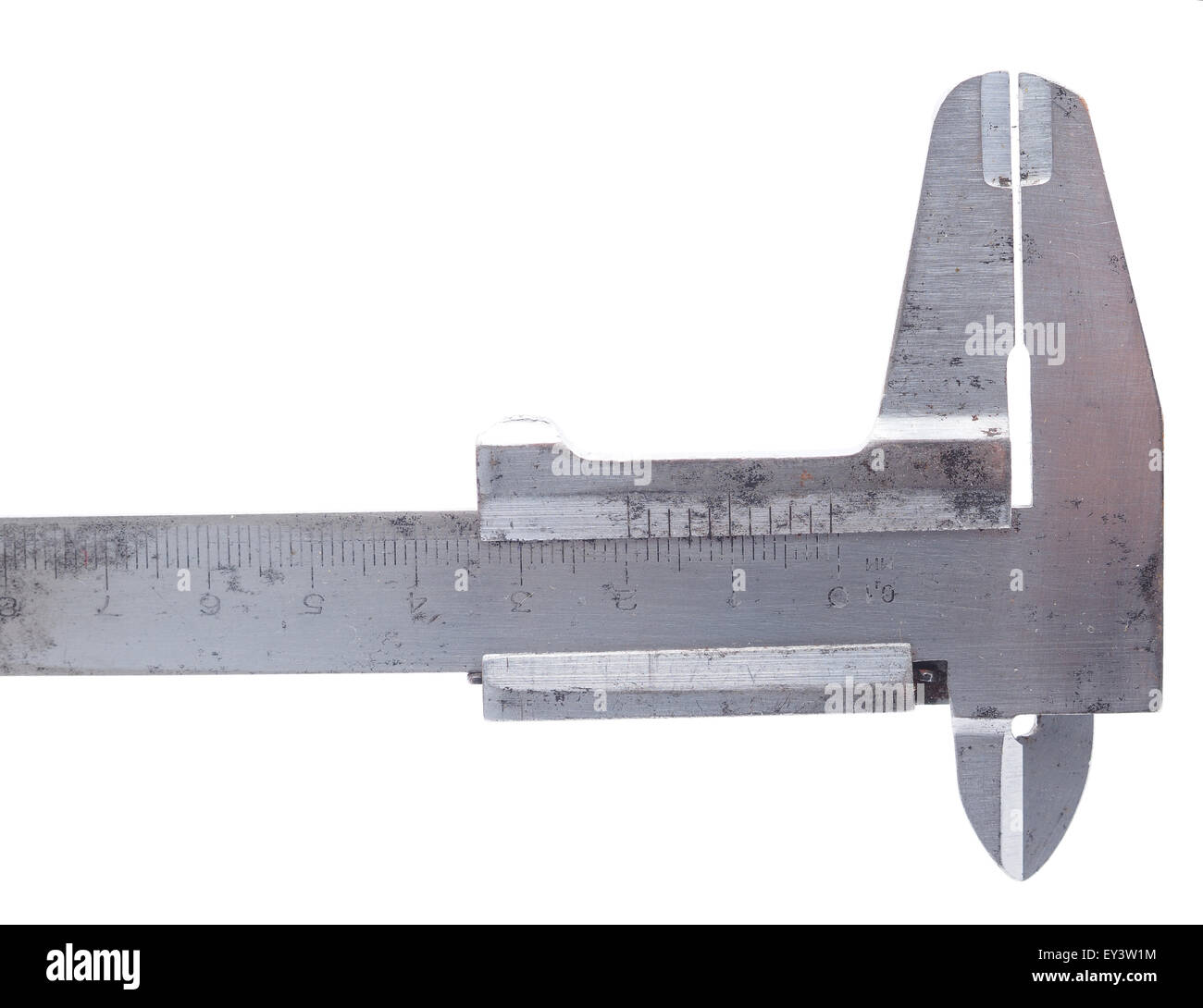 caliper on a white background Stock Photo - Alamy