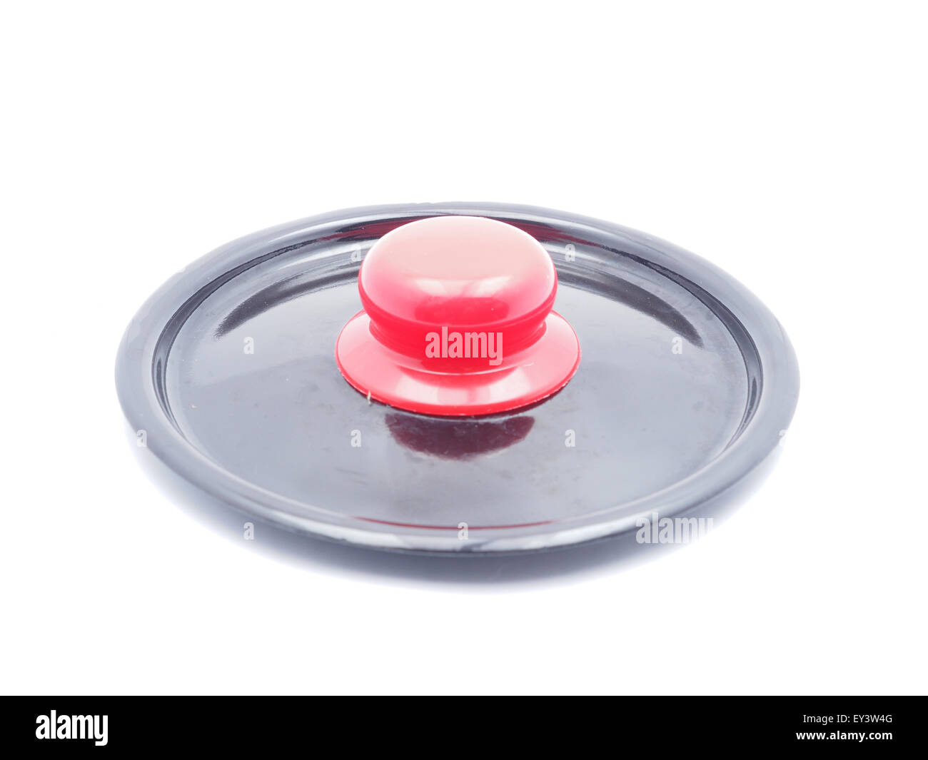 lid from the pan on a white background Stock Photo - Alamy