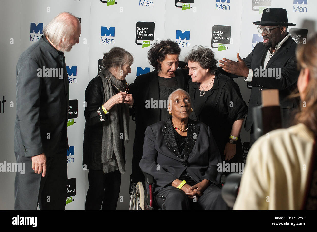 The 2015 Man Booker Prize Shortlisted Authros Photocall at the Victoria ...