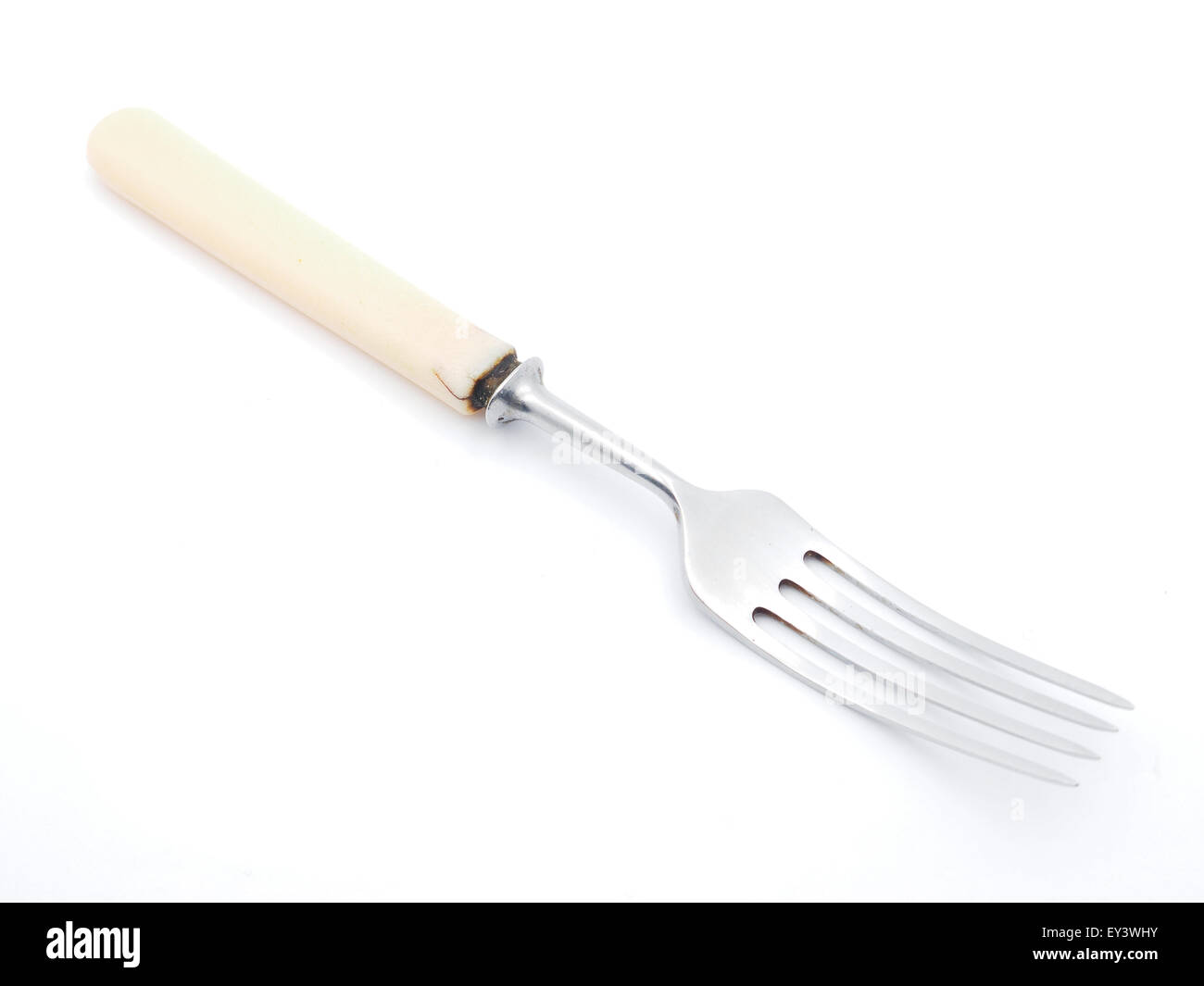 forks on white background Stock Photo - Alamy