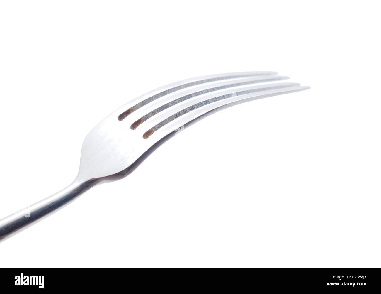forks on white background Stock Photo - Alamy