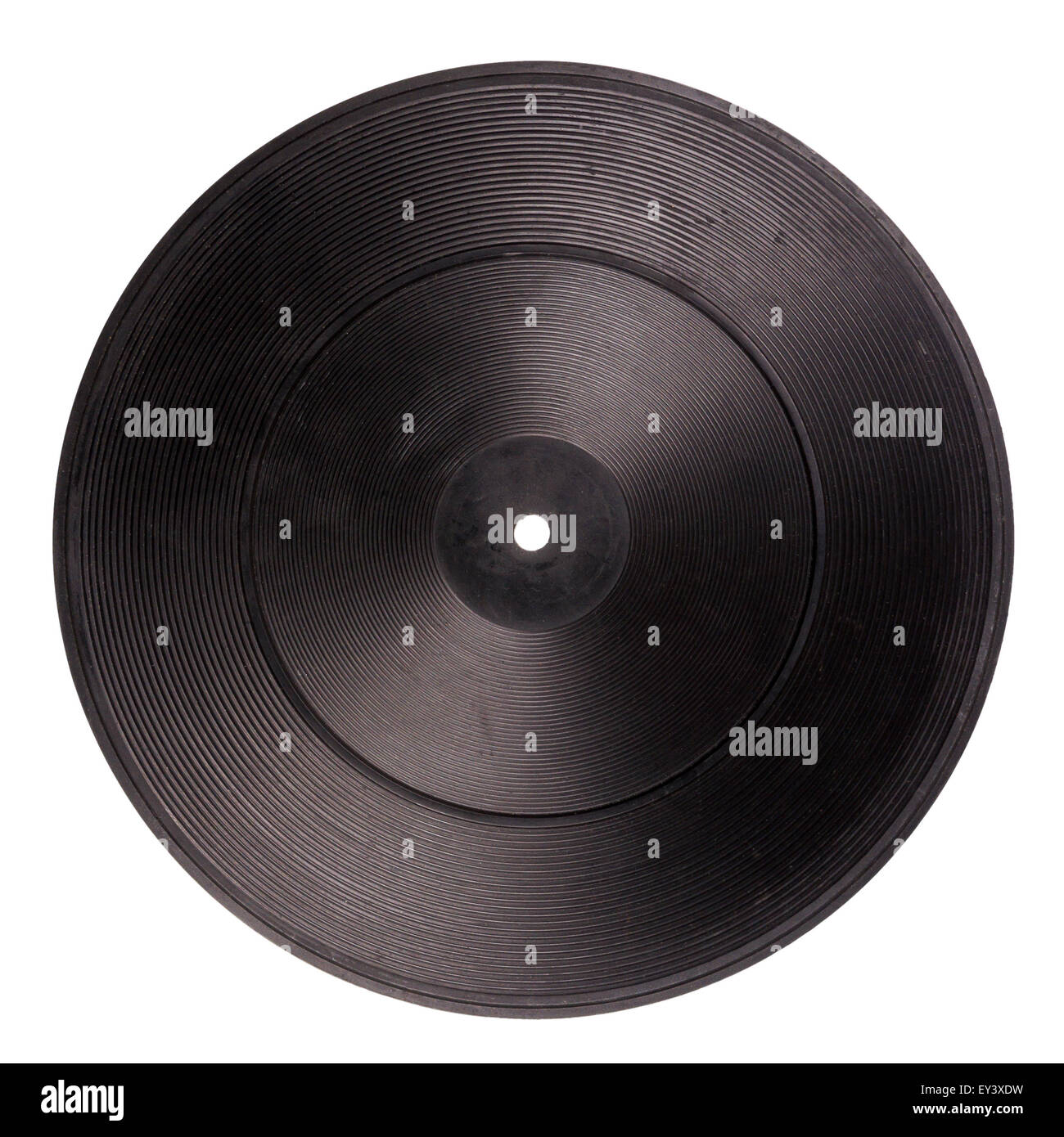 Vintage rubber turntable platter mat isolated on white background Stock ...