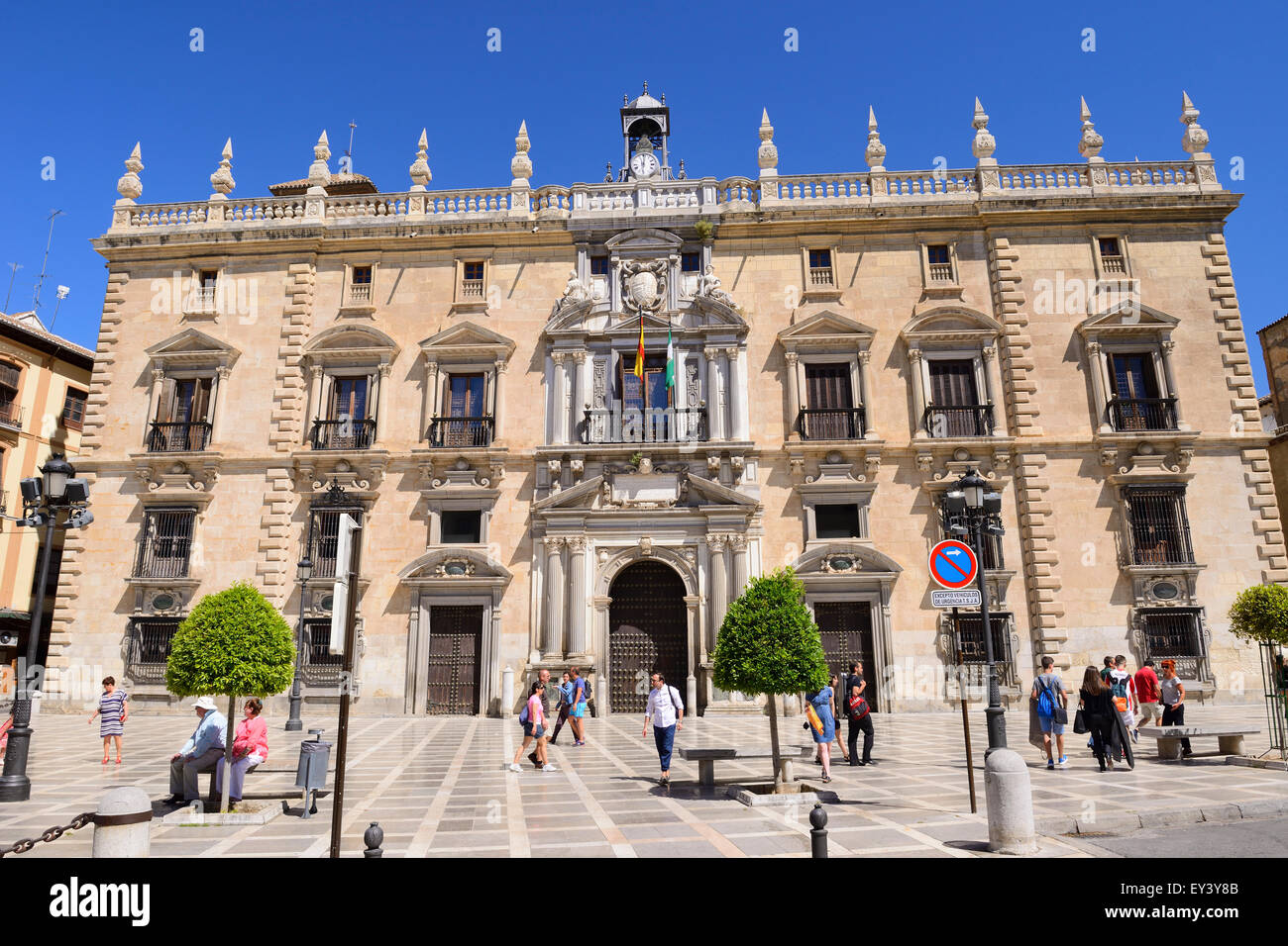Royal Chancellery building (Real Chancilleria) in Plaza Neuva, Granada ...