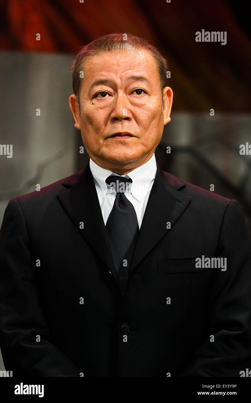 Tokyo, Japan. 21st July, 2015. Actor Jun Kunimura attends the Japan premiere of the film ...