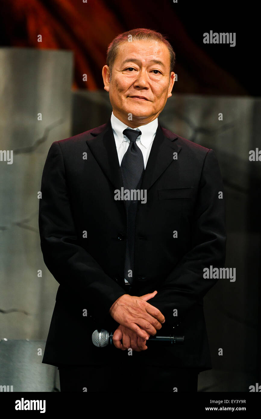 Tokyo, Japan. 21st July, 2015. Actor Jun Kunimura attends the Japan premiere of the film ...