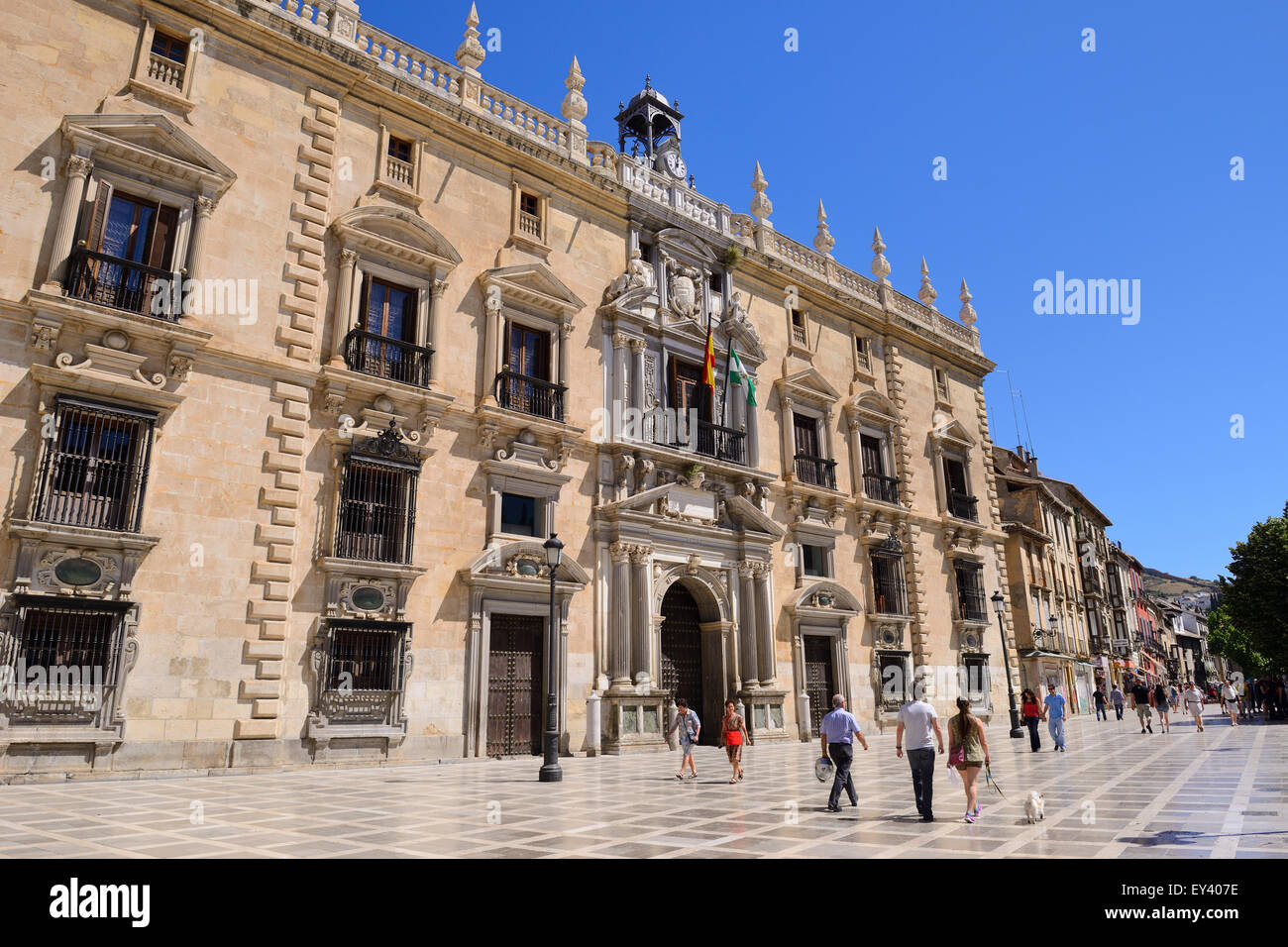 Royal Chancellery building (Real Chancilleria) in Plaza Neuva, Granada ...