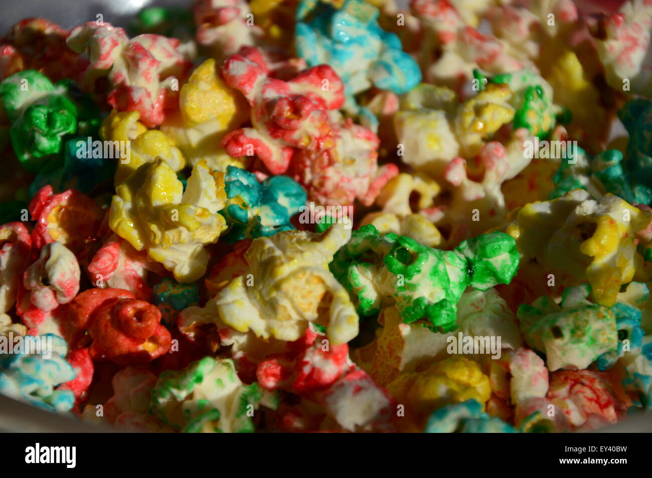 Very Colorful Popcorn Stock Photo - Alamy
